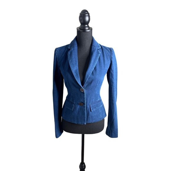RACHEL Rachel Roy | Jackets & Coats | Rachel Roy Womens Blue Denim ...